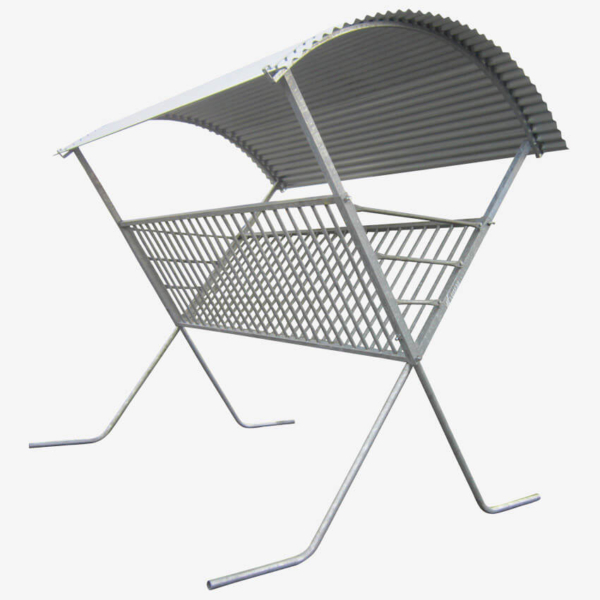 Râtelier à Foin Chevaux sur Pieds - Râtelier pour Équins